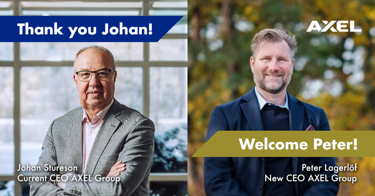 Important Announcement: New CEO AXEL Group.